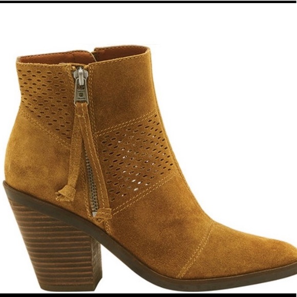 Lucky Brand Shoes Lucky Brand Ramses Bootie Tapenade Suede Size 8